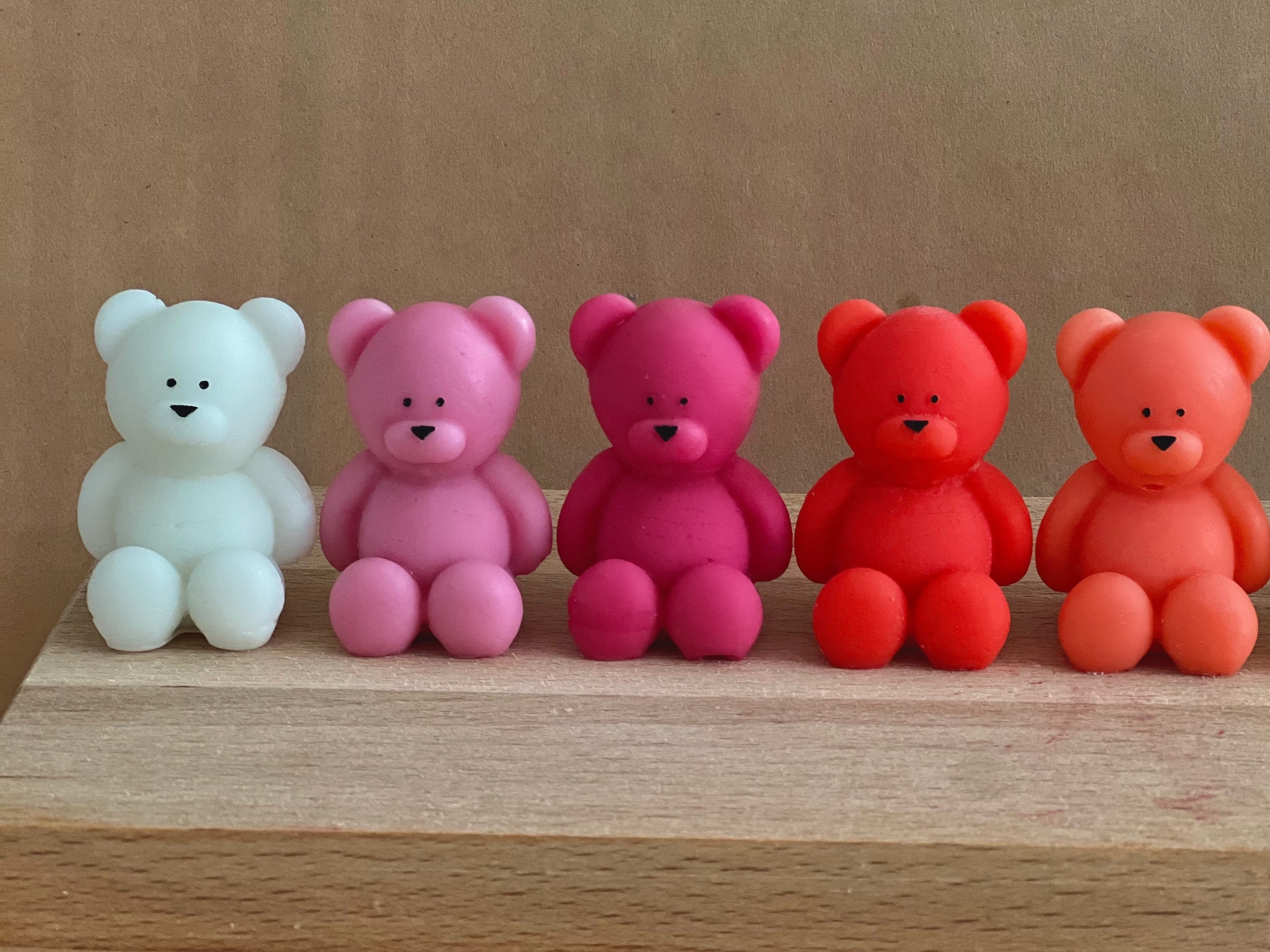 Mini Bear Candle | Teddy Bear Candle | Baby Shower | Small Candles ...