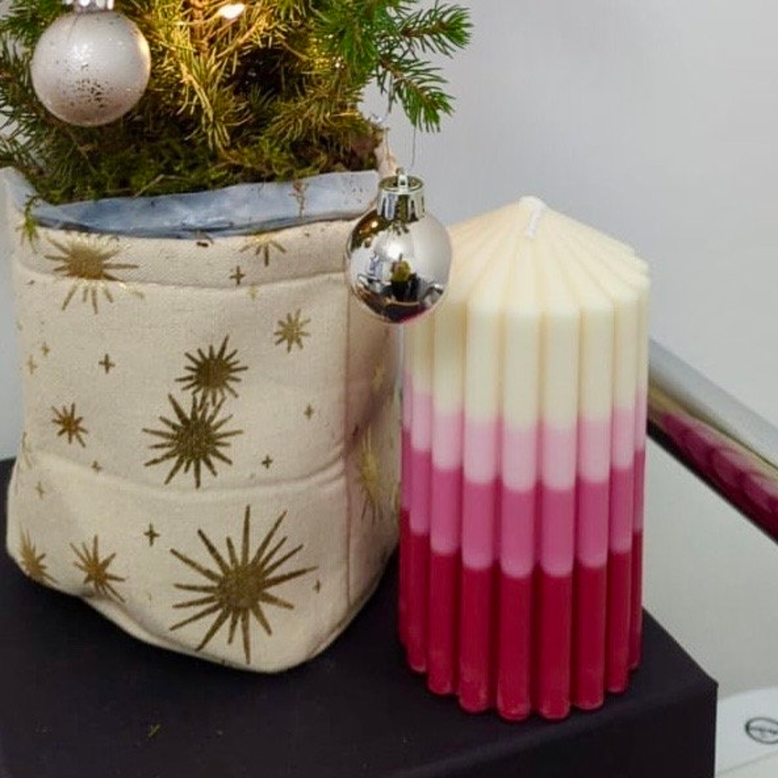 Funky Small Pillar Candle | Soy Wax Candles | Home Decor | Housewarming ...