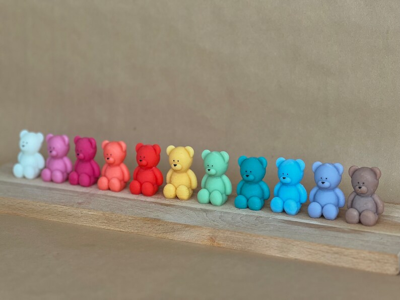 Mini Bear Candle | Teddy Bear Candle | Baby Shower | Small Candles ...