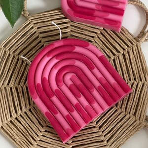 Funky Rainbow Candles Soy Wax Candles Home Decor Shaped Candle Handmade ...