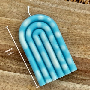 Funky Rainbow Candles | Soy Wax Candles | Home Decor | Shaped Candle ...