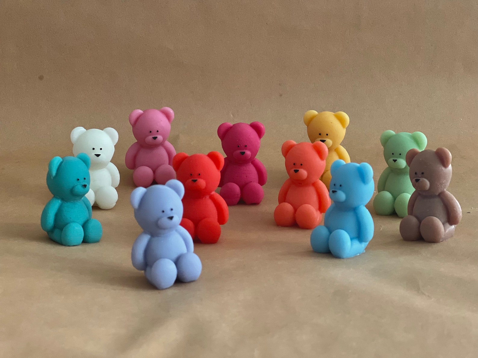 Mini Bear Candle | Teddy Bear Candle | Baby Shower | Small Candles ...