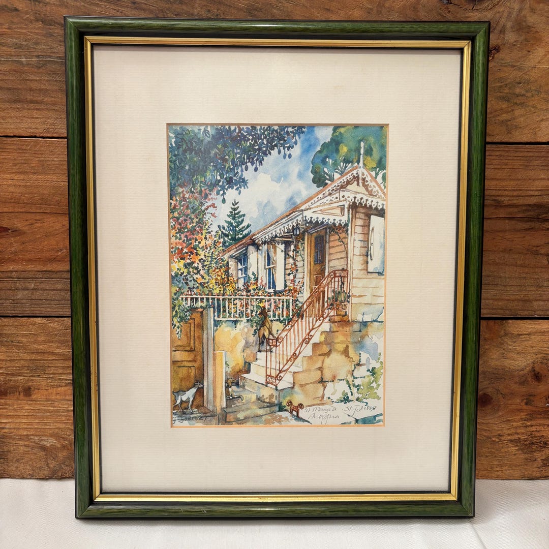 Original Watercolour by Gilly Gobinet – St. Mary's Street, St. John’s ...