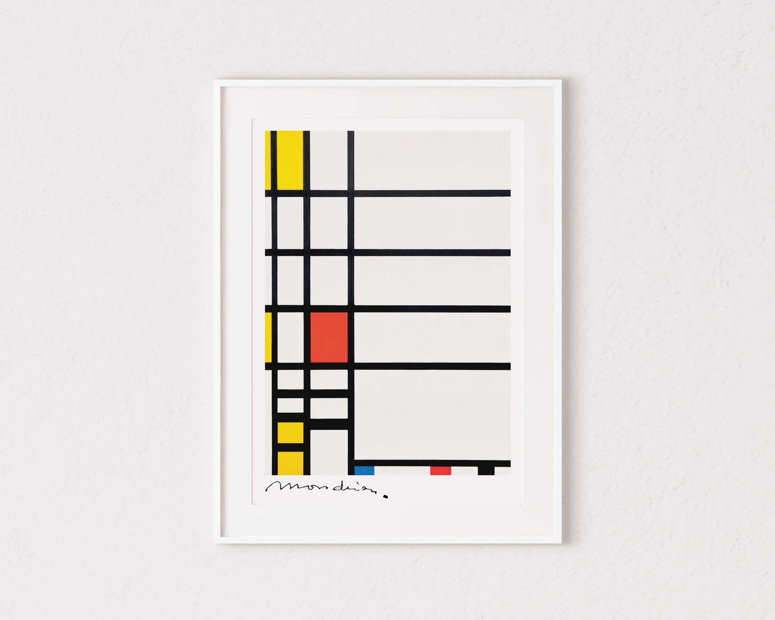 Piet Mondrian Famous Art Print Digital Download, Printable Instant ...