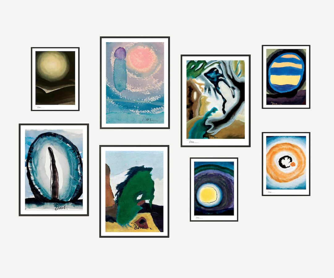 Arthur Dove Art Prints Set: Vintage Abstract Gallery Wall (digital ...