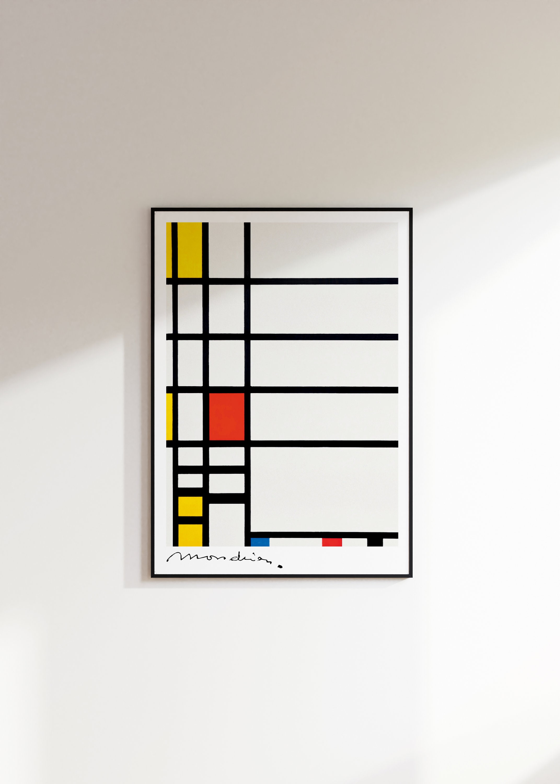 Piet Mondrian Famous Art Print Digital Download, Printable Instant ...