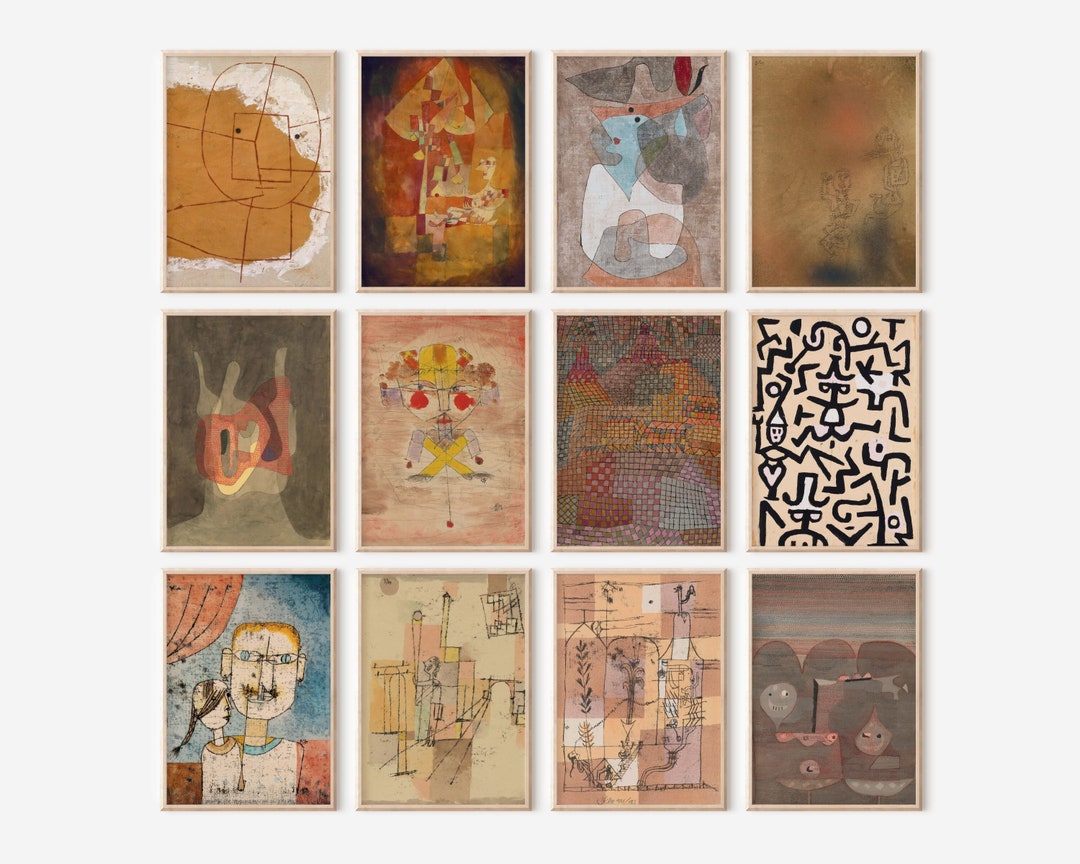 Paul Klee Wall Art Prints Set of 12 Digital Download Famous - Etsy