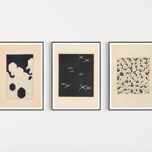 Set of 12 Japanese Print Set Bundle, Japanese Art Print Digital ...