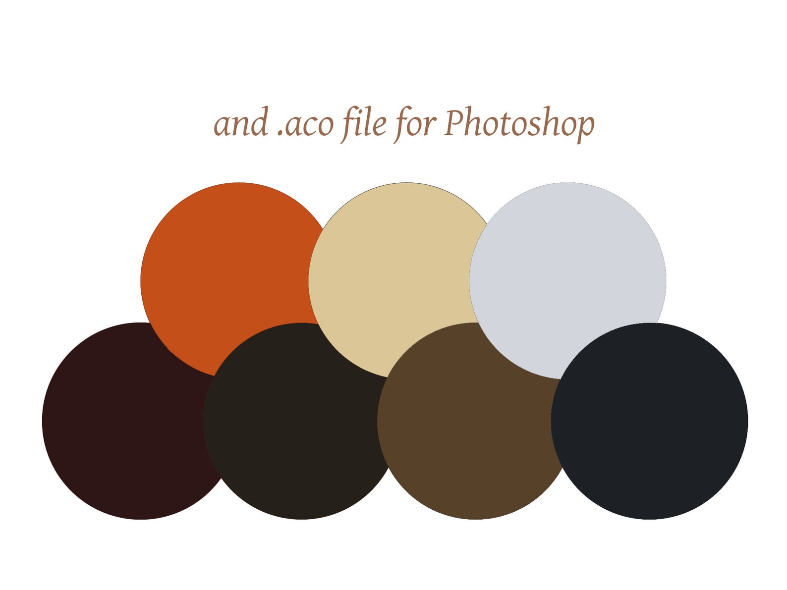 Home Decor Colour Palette | With HEX Codes | ACO File for Photoshop - Etsy