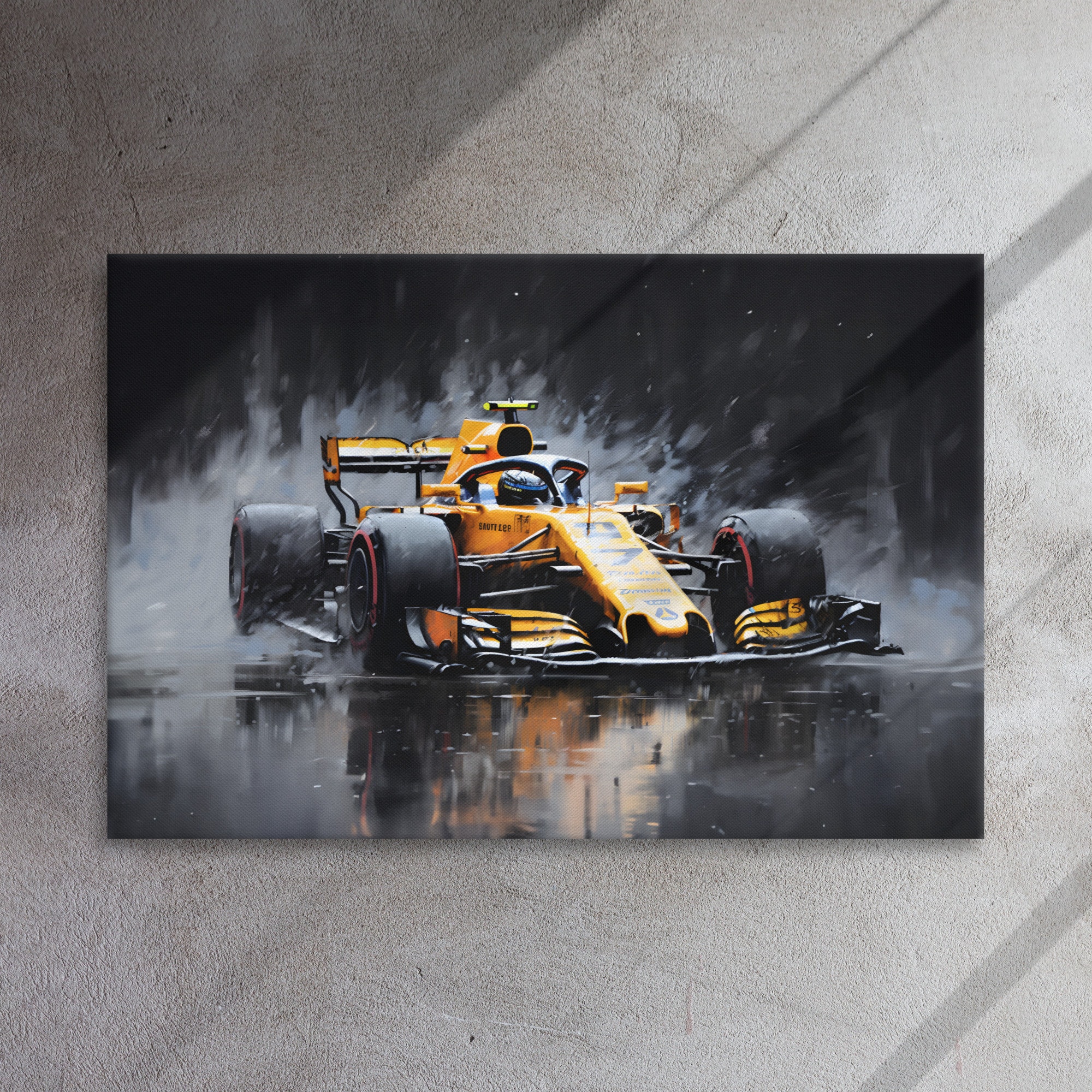 Mclaren F1 Canvas Print, Wall Art, Illustration, Gift, Lando Norris ...