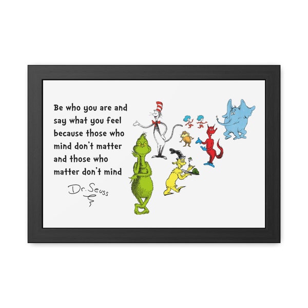 Dr Seuss Poster - Etsy