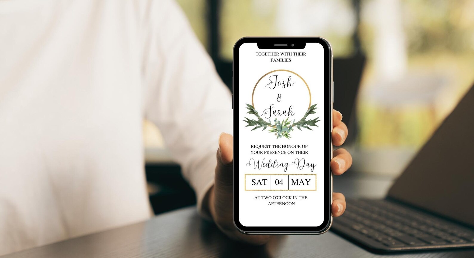 Digital Wedding Invitation, Digital Invite, Eco-friendly Invite ...