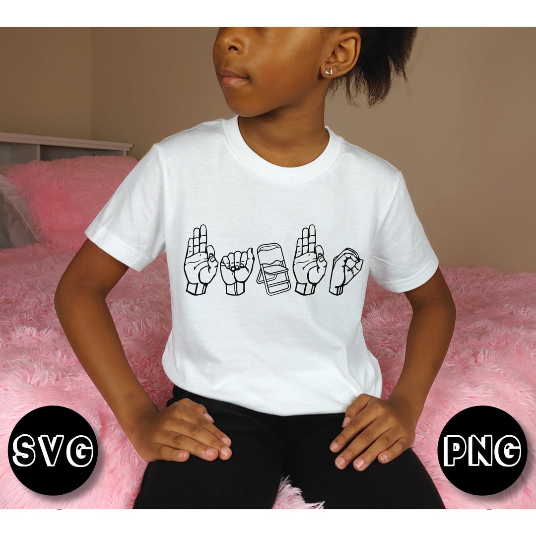 FAFO Folding Chair Svg Png Sign Language Hands Fafo Vinyl - Etsy UK