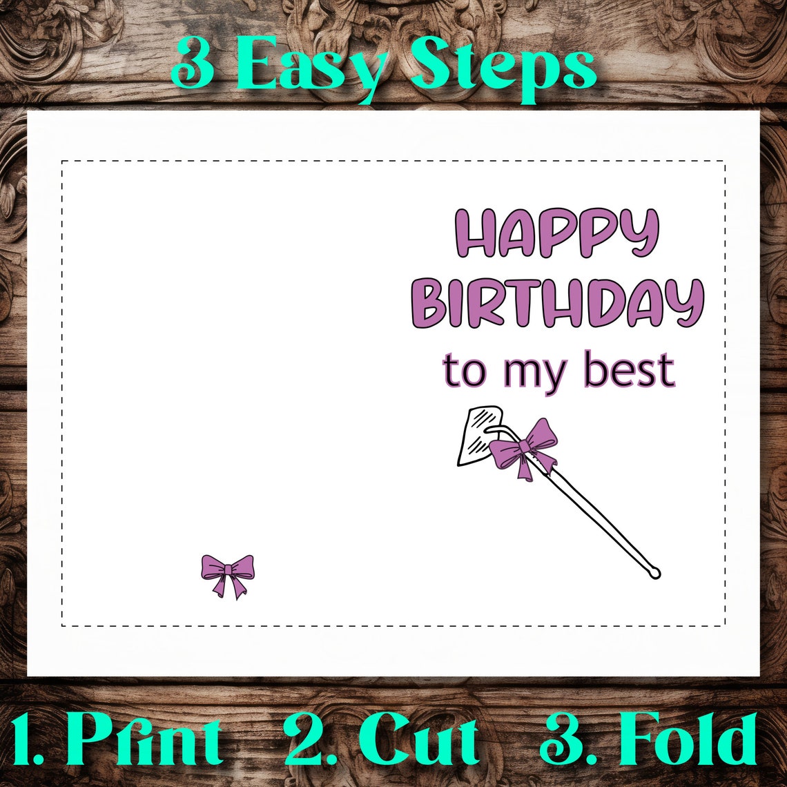 Happy Birthday to My Best Hoe, Funny Birthday Card, for Best Friend ...