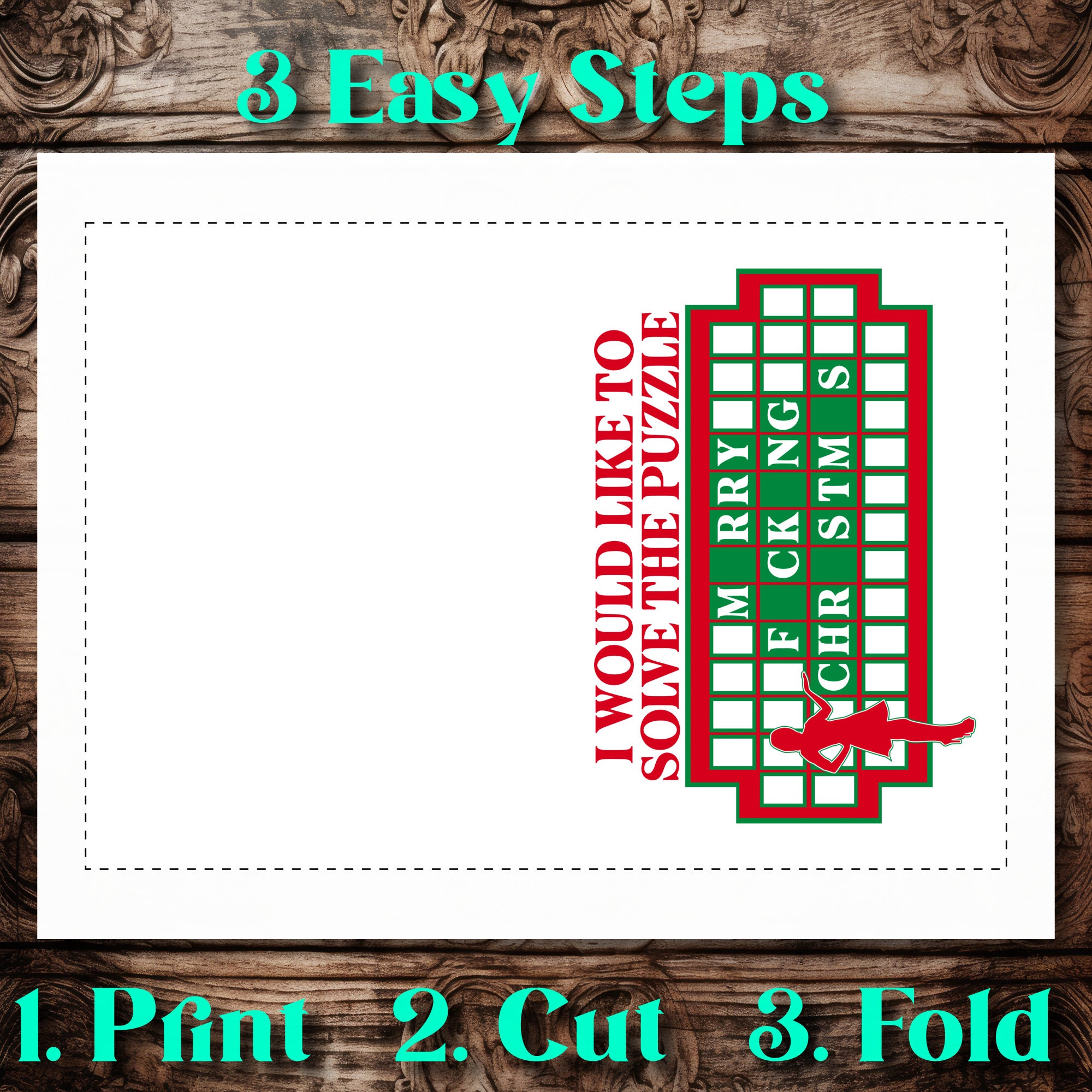 Merry Fucking Christmas, Printable Christmas Card, Rude Christmas Card ...