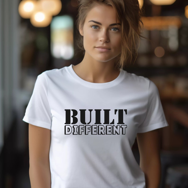 Built Different SVG PNG: Motivational Quote Designs (digital Download ...
