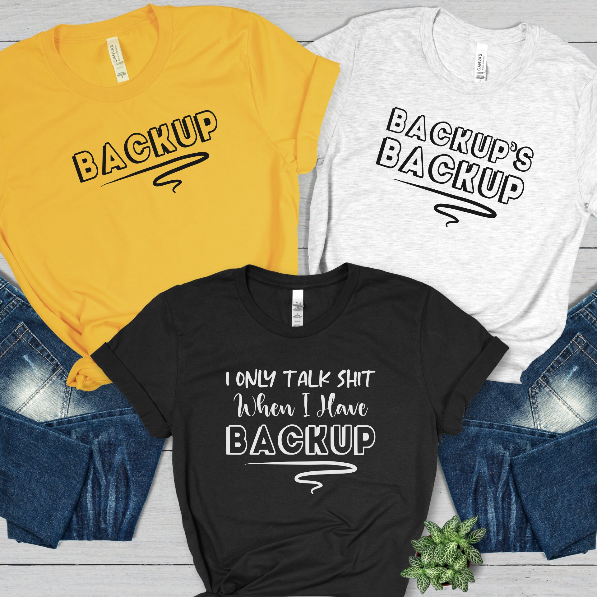 Backup, SVG, PNG, for Best Friends, Group Shirts, Group Friend Shirts ...