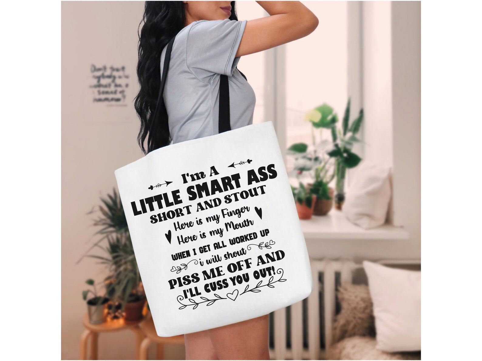 I'm A Little Smart Ass Short and Stout SVG PNG, Sarcastic Svg, Funny ...