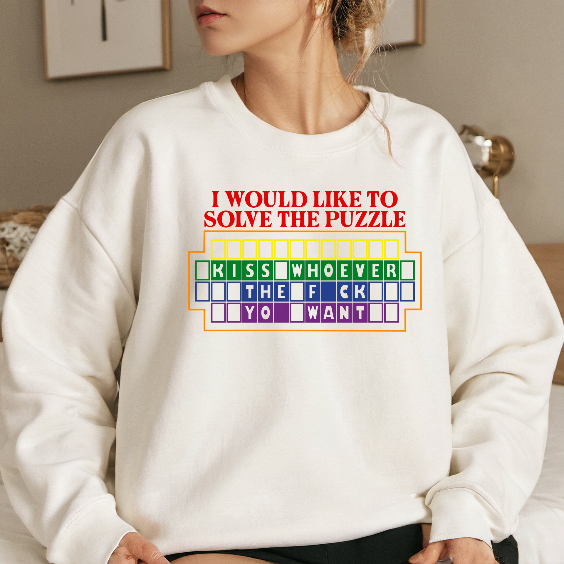 Kiss Whoever You Want SVG PNG: Pride Wheel of Fortune Design | Digital ...