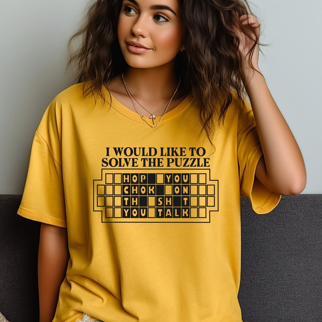 Funny Sarcastic SVG PNG: Hope You Choke - Wheel of Fortune - Etsy