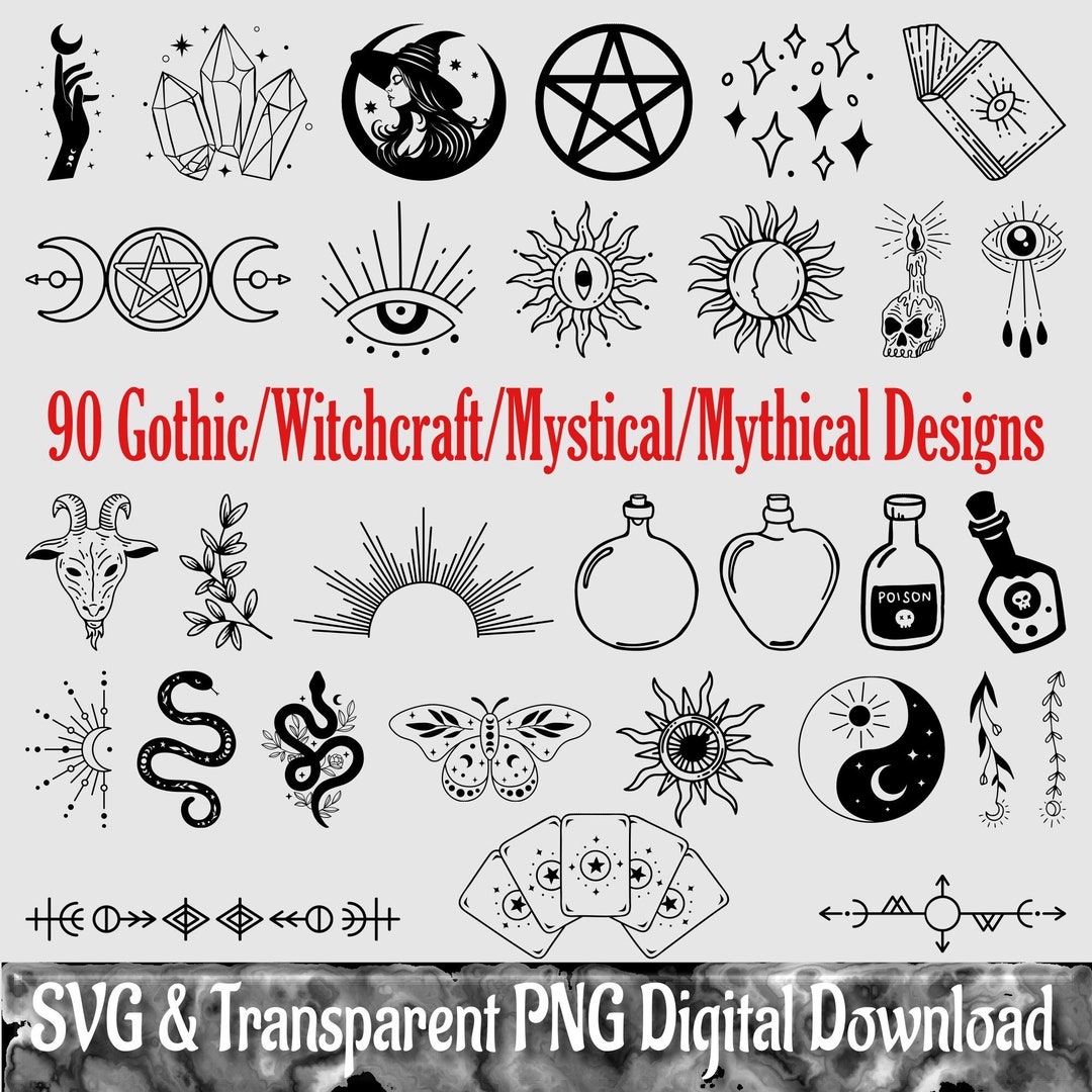 Gothic Bundle, Witchcraft Bundle, Mystical Bundle, Halloween Bundle ...