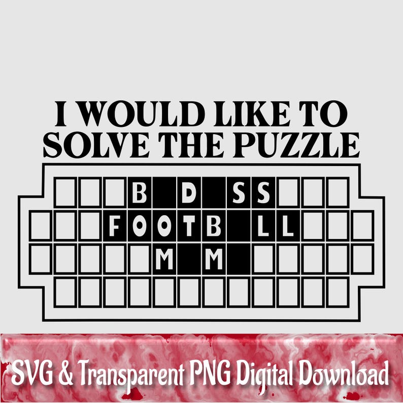 Badass Football Mama SVG PNG: Wheel of Fortune Design | Digital ...