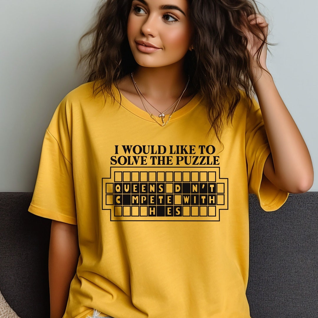 Queens Don't Compete SVG PNG: Wheel of Fortune Funny Shirt Design ...