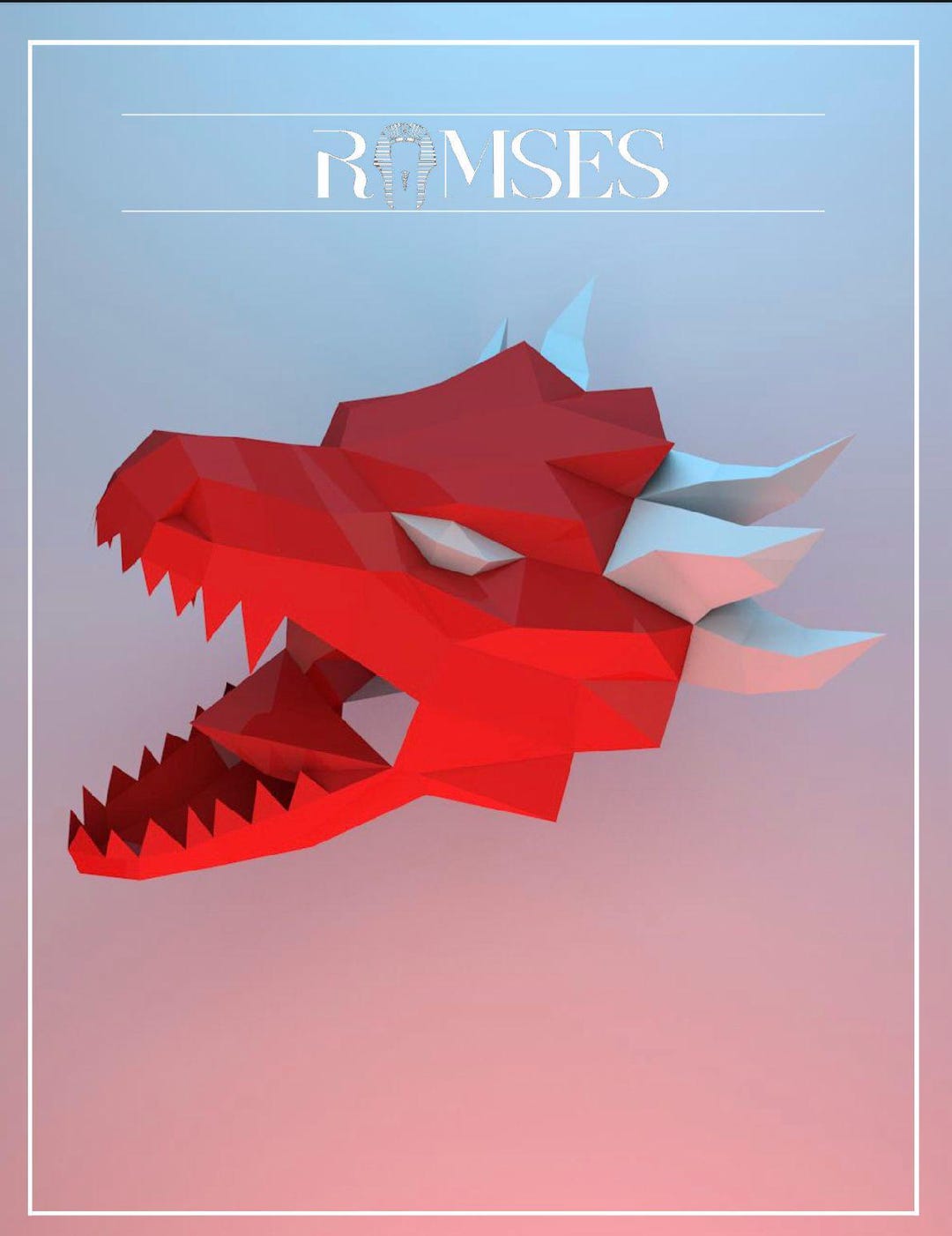 DRAGON 3D Craft Masks: Easy Design and Production With A4 Printouts PDF ...