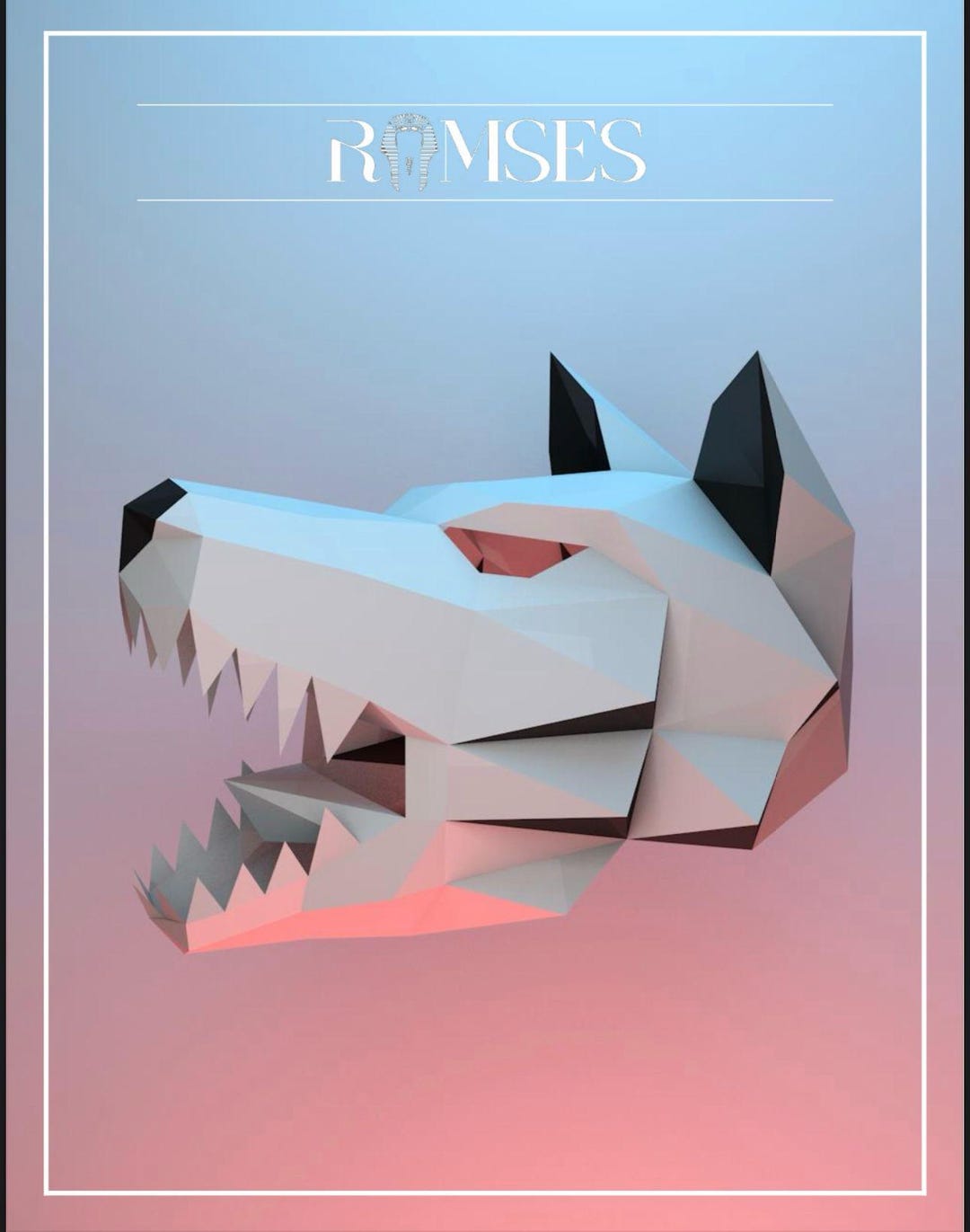 WOLF 3D Craft Masks: Easy Design and Production With A4 Printouts PDF ...