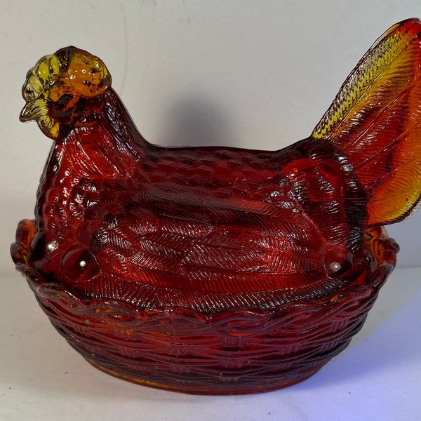 Rare Hen on Nest - Etsy