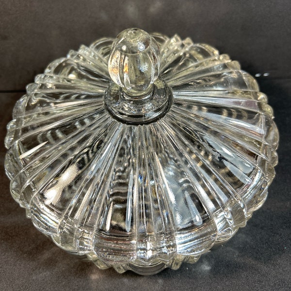 Antique Glass Candy Container - Etsy