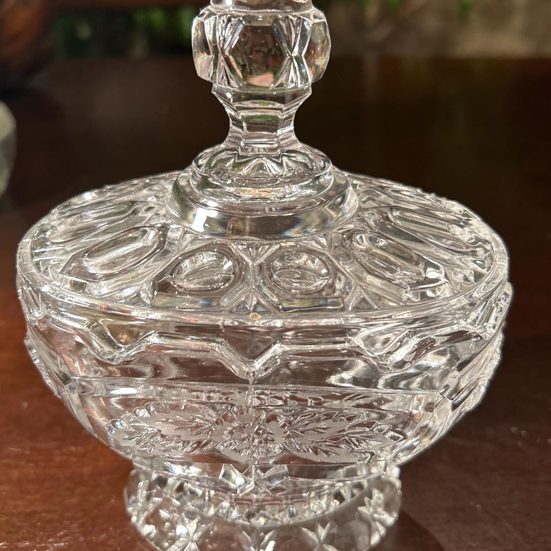 Crystal Candy Dish - Etsy