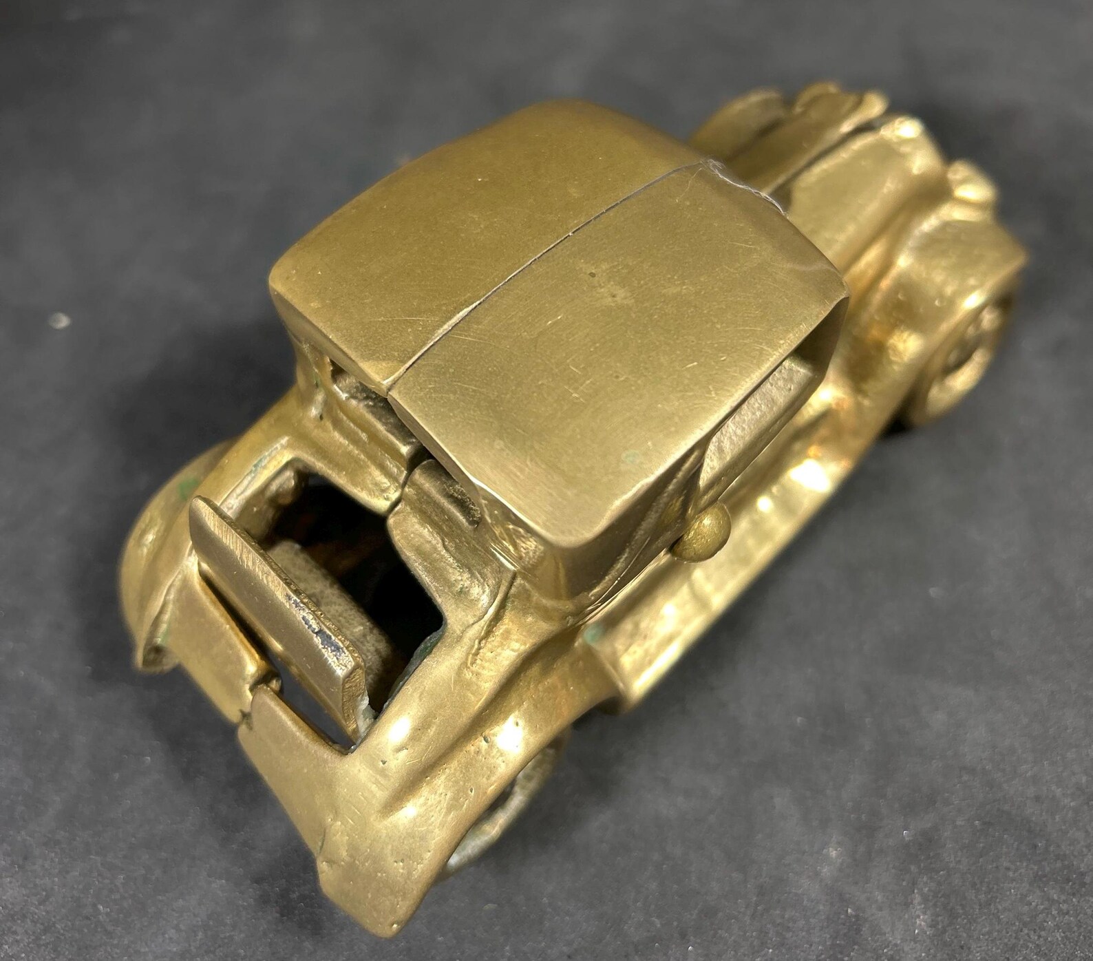 Vintage Solid Brass Coca- Cola Coke Bottle 6.75” T or Model T Car 4.5 ...