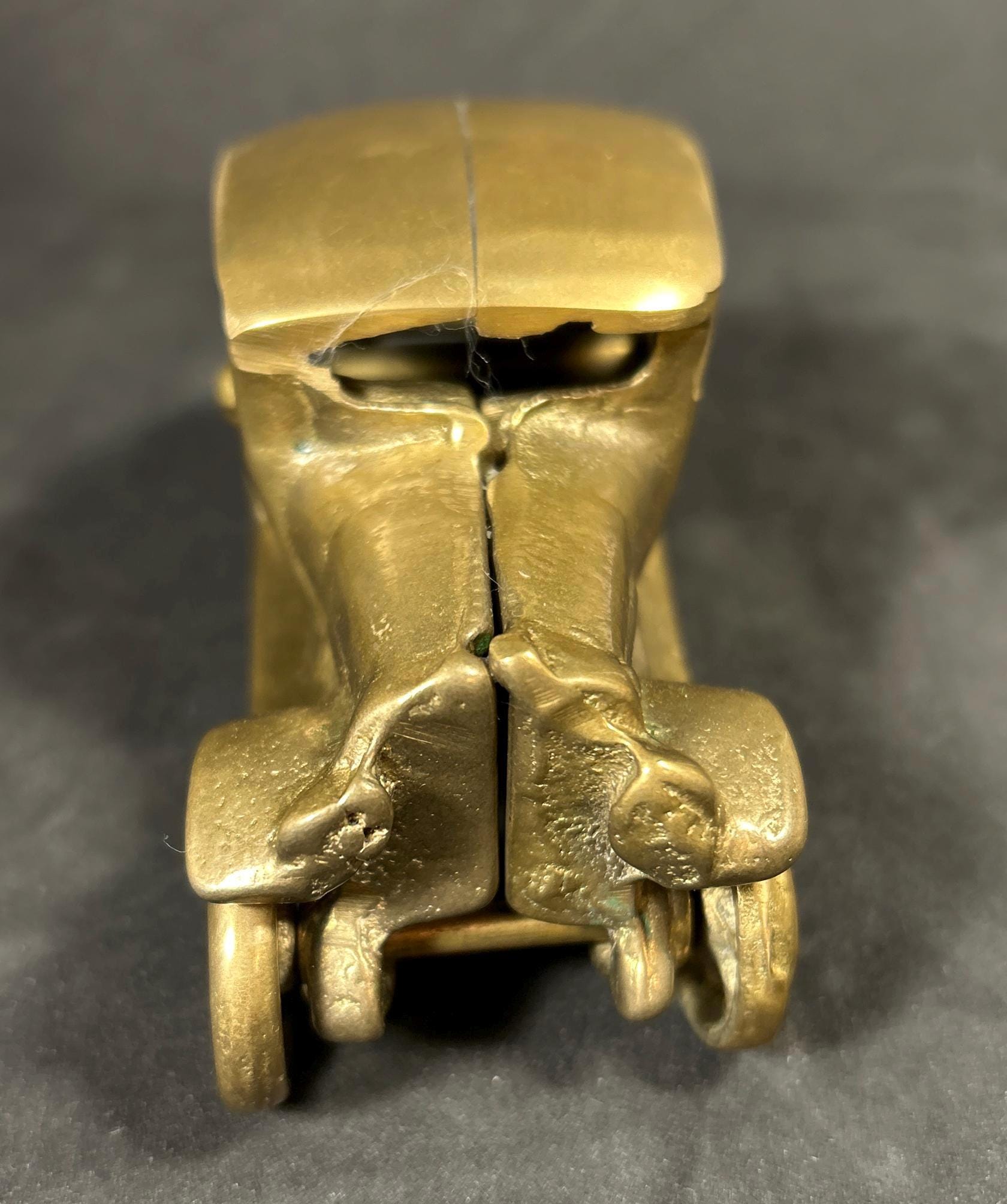 Vintage Solid Brass Coca- Cola Coke Bottle 6.75” T or Model T Car 4.5 ...