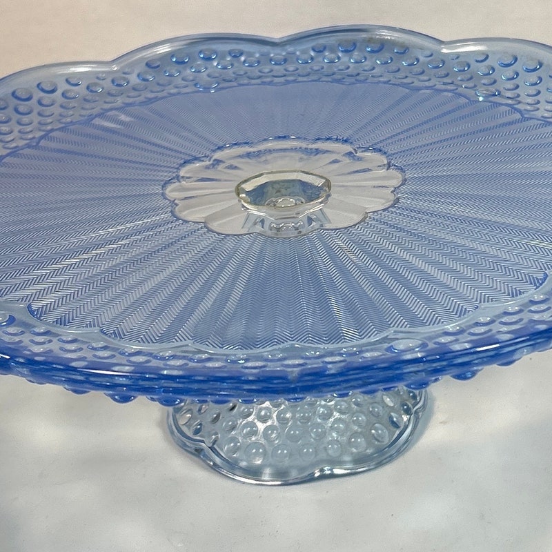 Blue Cake Stand - Etsy