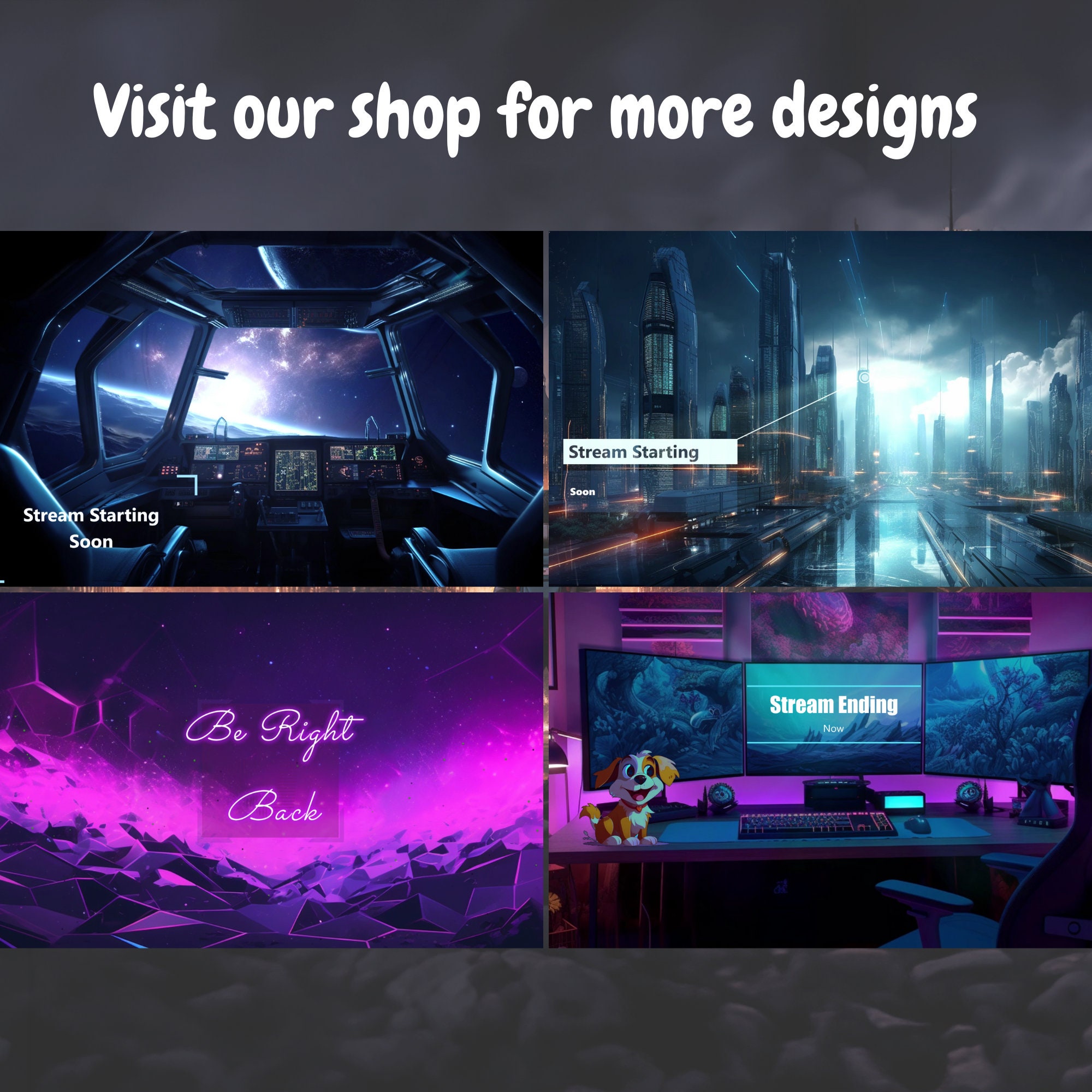 4K Animated Background for Vtubers and Twitch Streamers Post ...