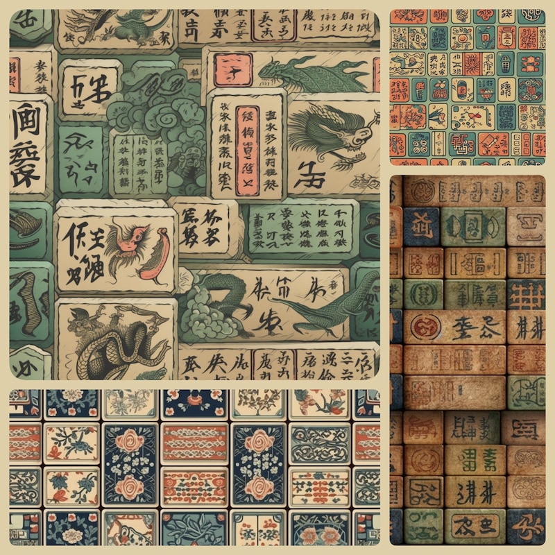 Mahjong Art - Etsy Australia