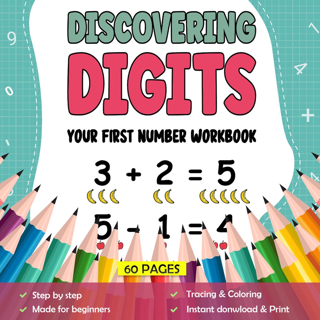 Beginners Math, Preschool Workbook, Toddler Learning, Kids Numbers ...