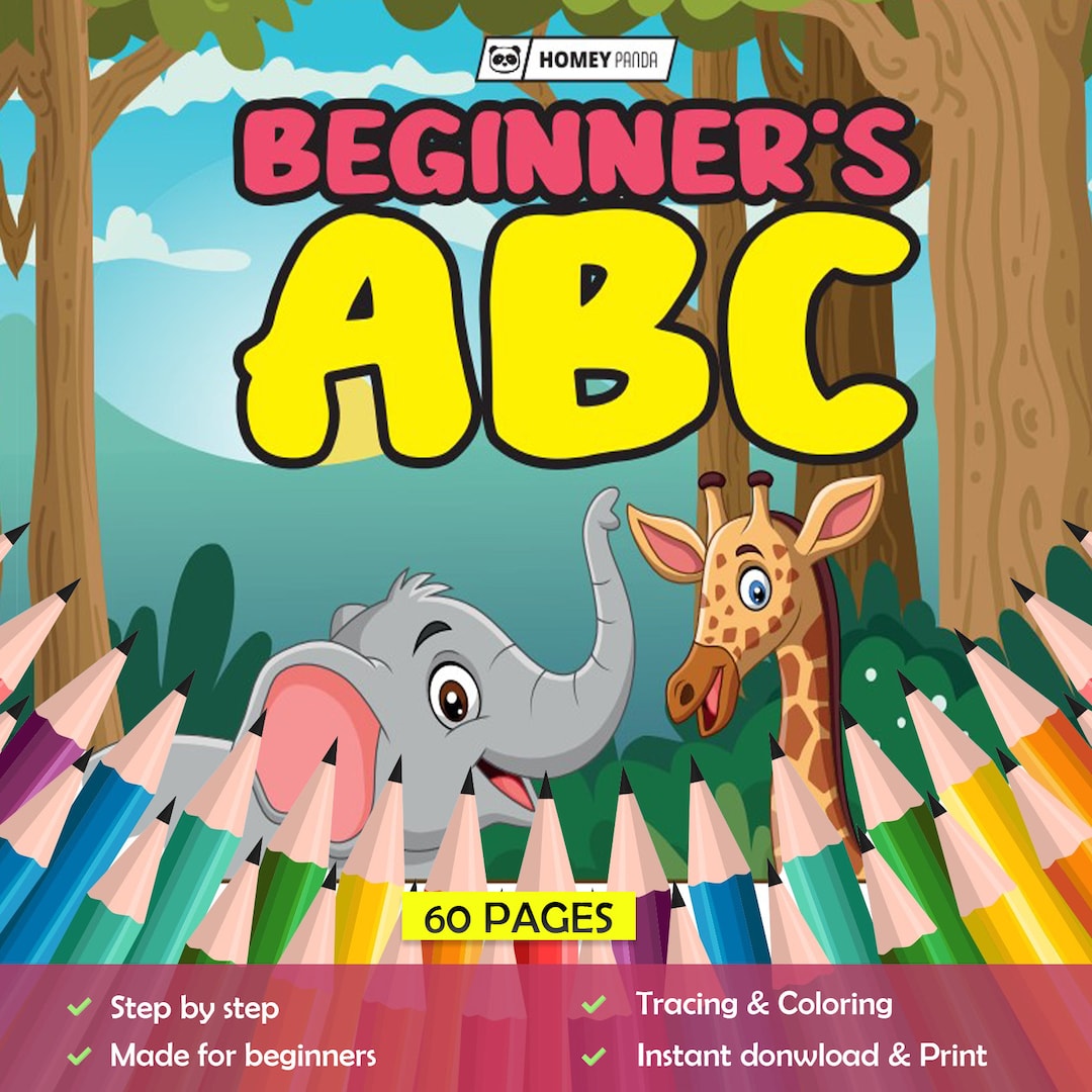 Fun Kids Learning ABC Worksheets: Letters, Tracing, Coloring, Alphanet ...