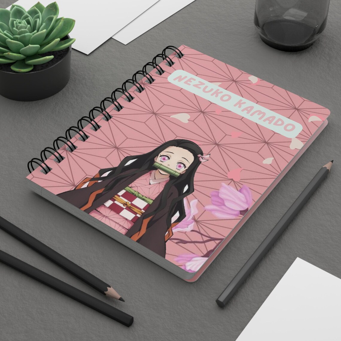 Nezuko Kamado Spiral Bound Journal - Etsy