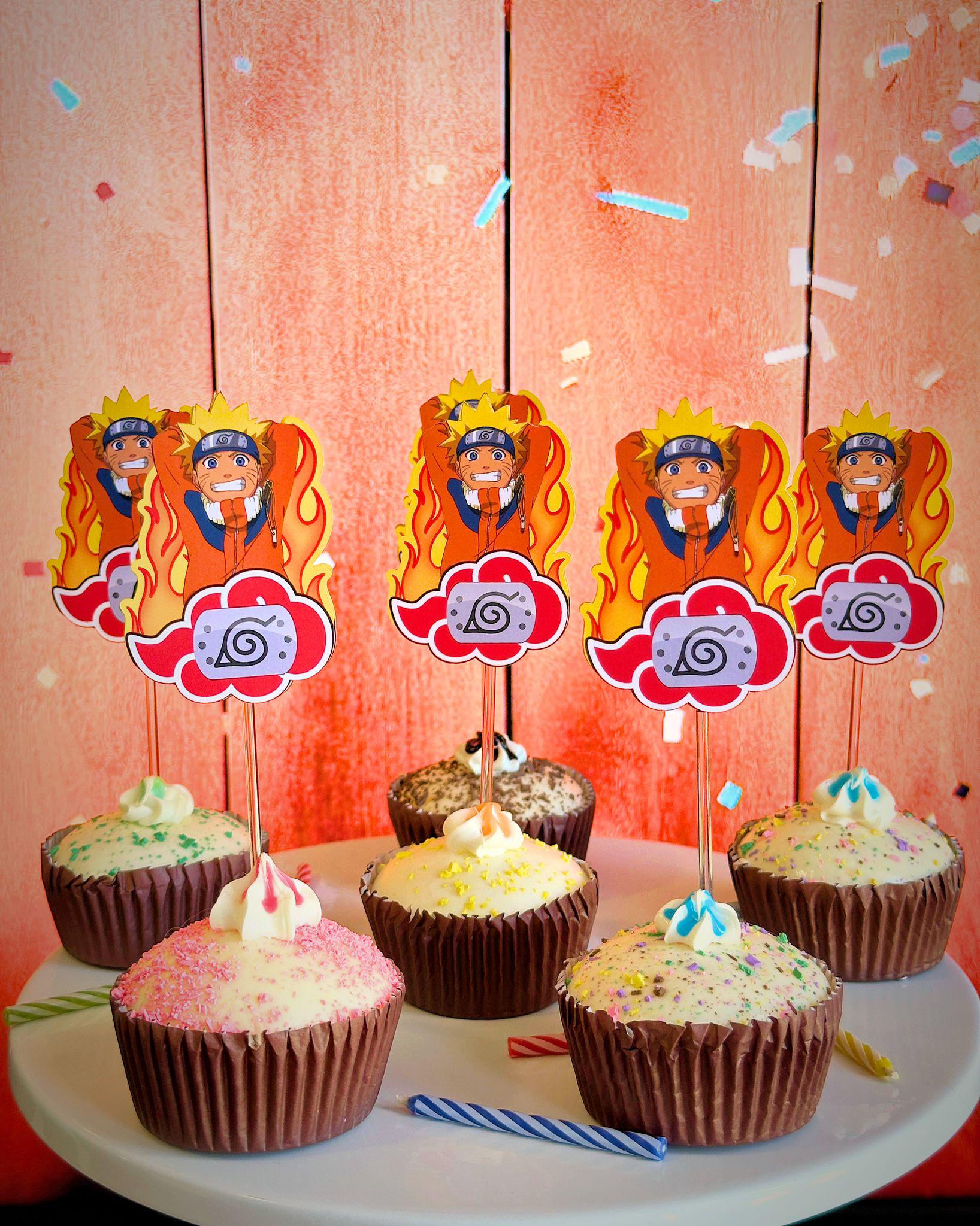 Naruto Cupcake Toppers, Naruto Party, Naruto Birthday, Naruto Toppers ...