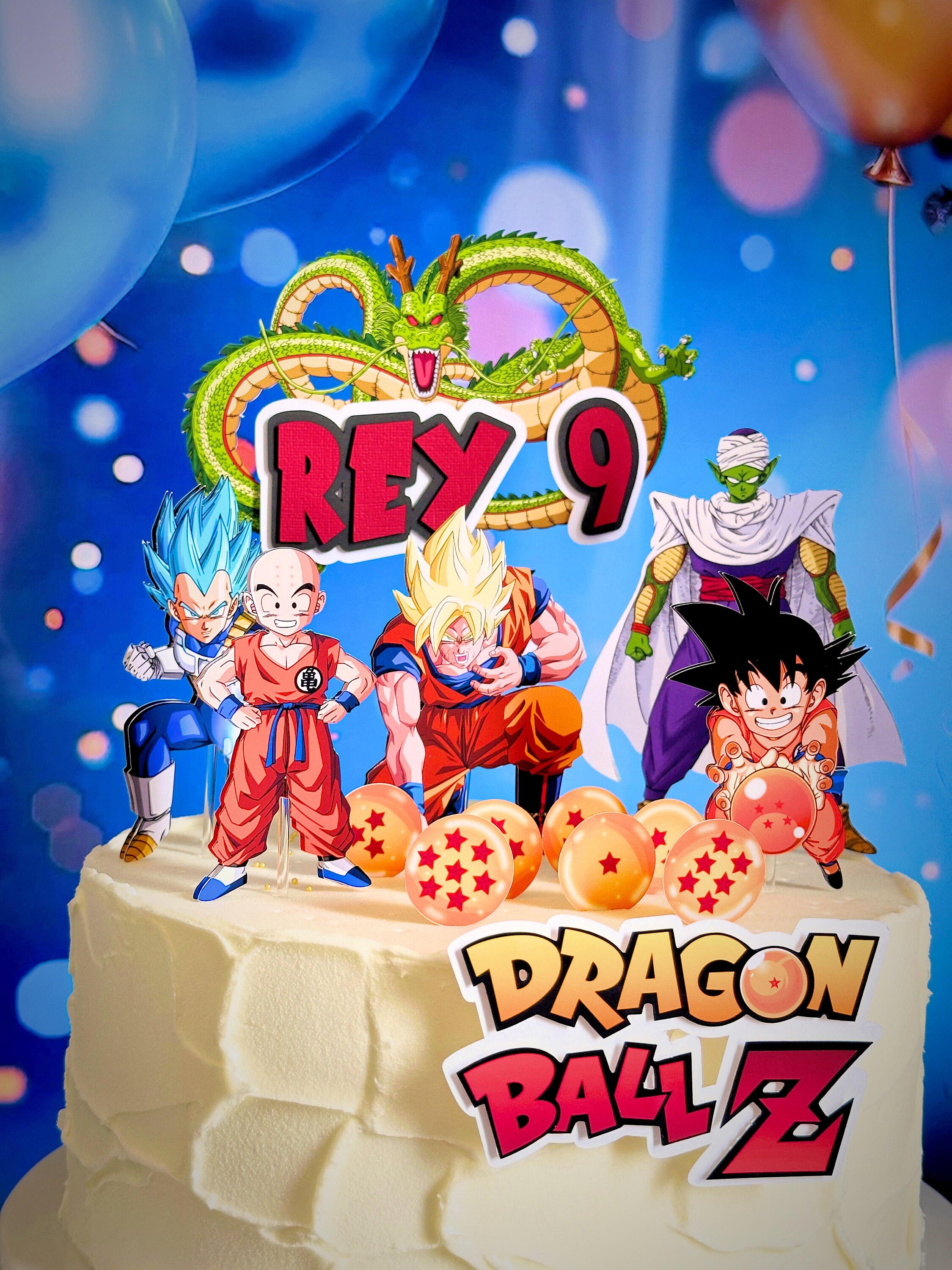 Dragon Ball Cake Topper, Cake Topper Decor, Party Decor, Dragon Ball ...