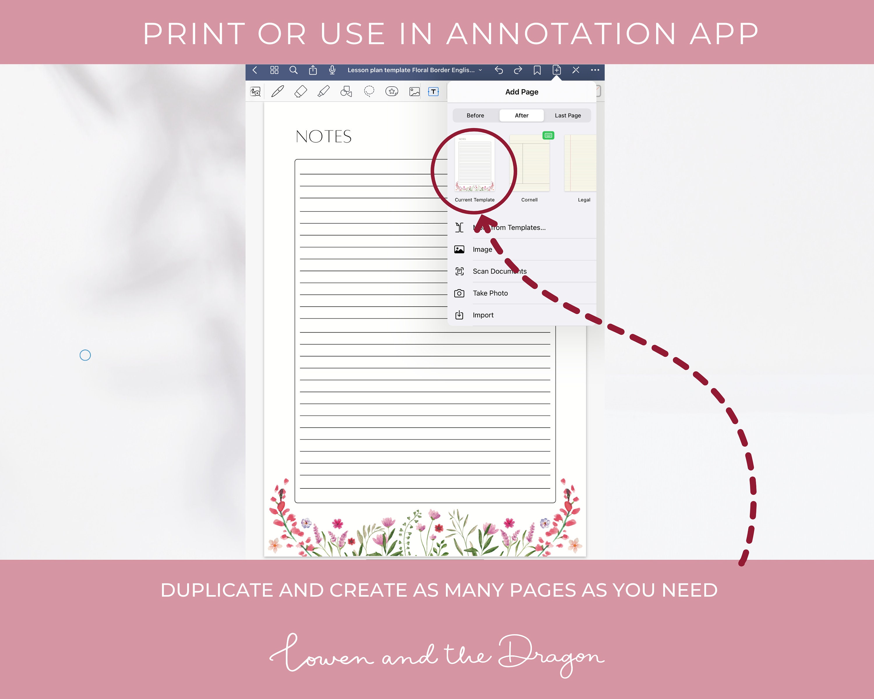 Teacher Lesson Plan Printable Lesson Planner PGCE Lesson - Etsy