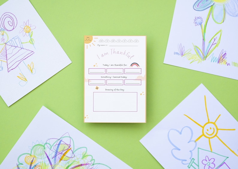 Printable Kids Gratitude Journal | Gratitude Worksheets for Children ...