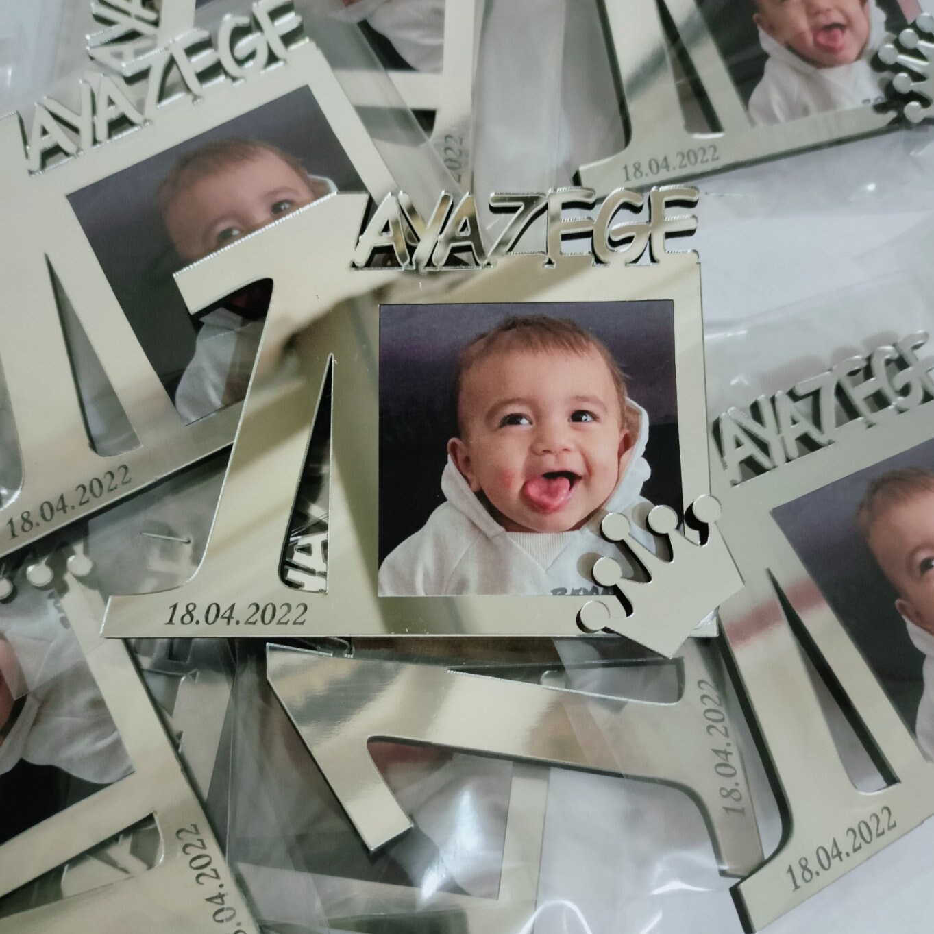 25 Pieces Custom Baby Frame With Photo Custom Plexi Frame - Etsy