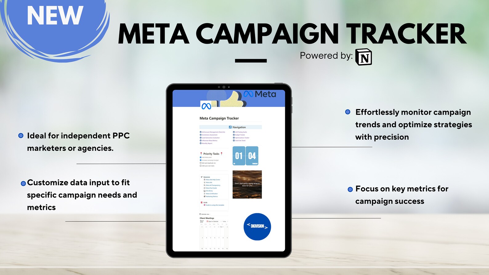 Meta Campaign Tracker Facebook Campaign Tracker Facebook Ads Notion ...