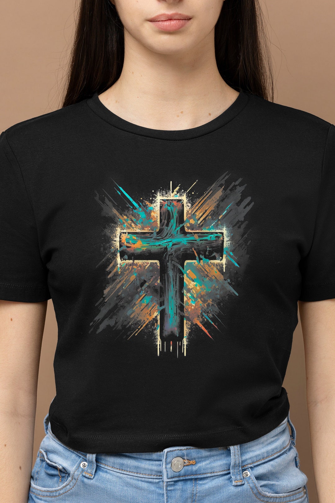 Distressed Cross Svg, Png, Abstract Cross Svg, Distress Cross Svg ...