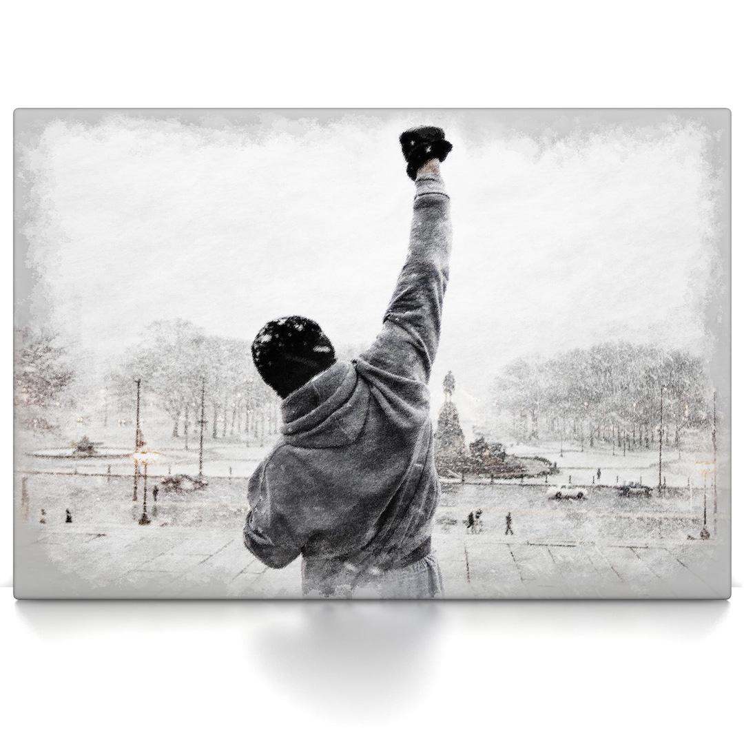 Rocky Balboa Canvas Picture, Poster, Modern, Canvas Wall Art Print ...