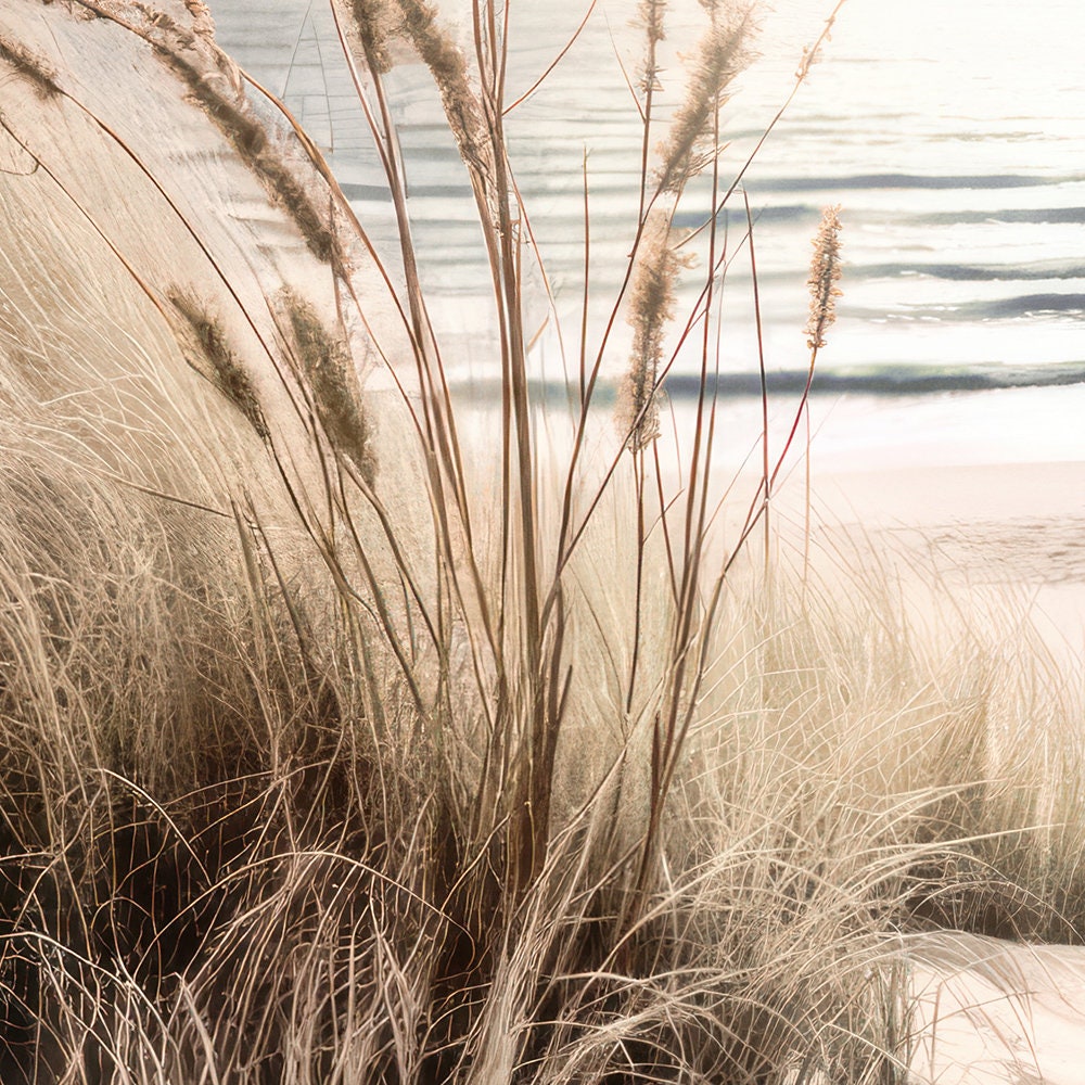 3er Bilder Set Meer, Strand, Sand Leinwand Bild, Poster, Ruhe, Stimmung, Canvas Wall Art Print ...