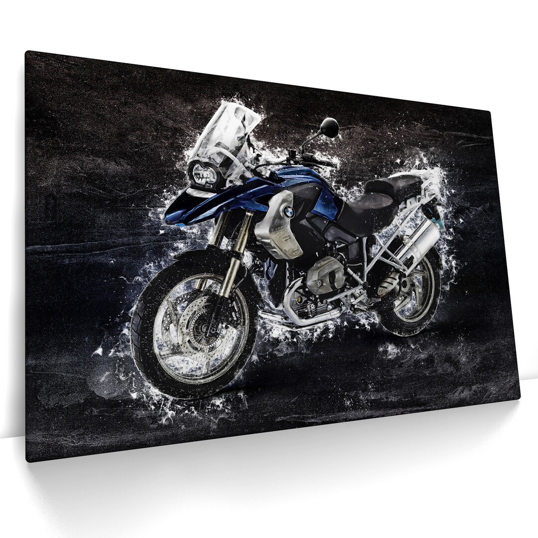 BMW R1200 GS Canvas Picture, Poster, Motorcycle, Modern Art, Motor Bike ...